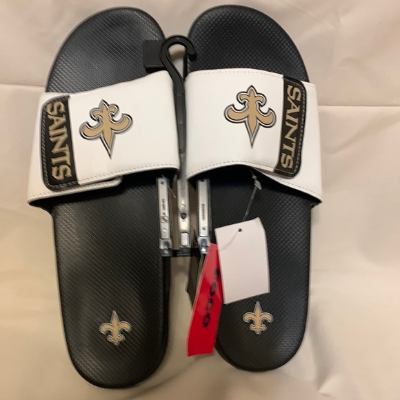 Shoes | New Orleans Saints Mens Nfl Football Sport Slide Sandals Flip ...